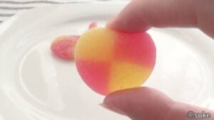 【ハリボー】ピーチは甘く濃厚な味！さっくりやわらかい食感をレビュー【美味しい】 | あすプッシュ